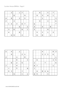 Sudoku GRATUIT à imprimer | Jeu Niveau Difficile, Expert, Facile
