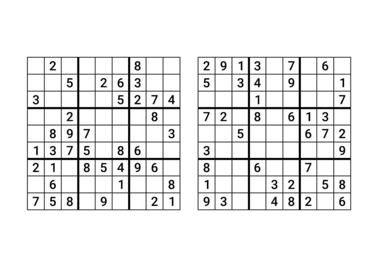 Sudoku GRATUIT à imprimer | Jeu Niveau Difficile, Expert, Facile